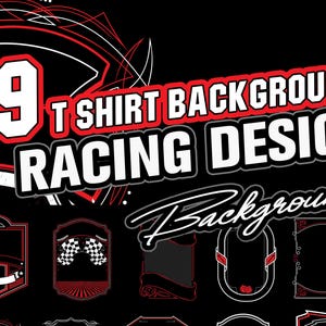 9 Racing Shirt Backgrounds for Your Own Design MX, Speedway, Drag ...