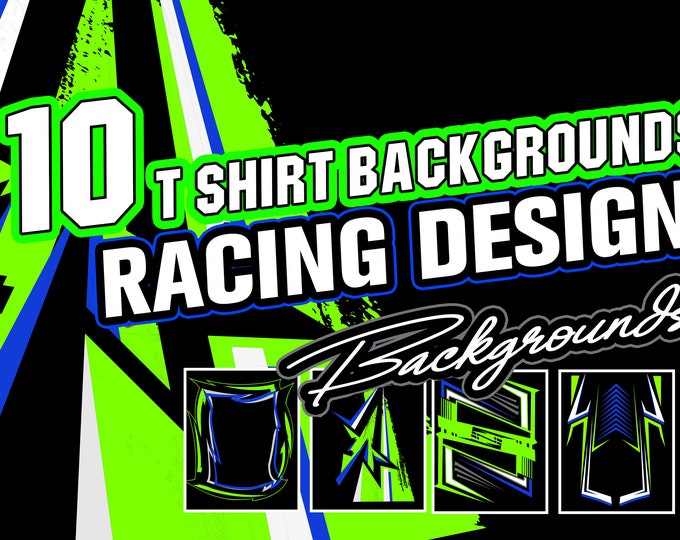 10 Racing Shirt Backgrounds for Your Own Design MX, Speedway, Drag ...