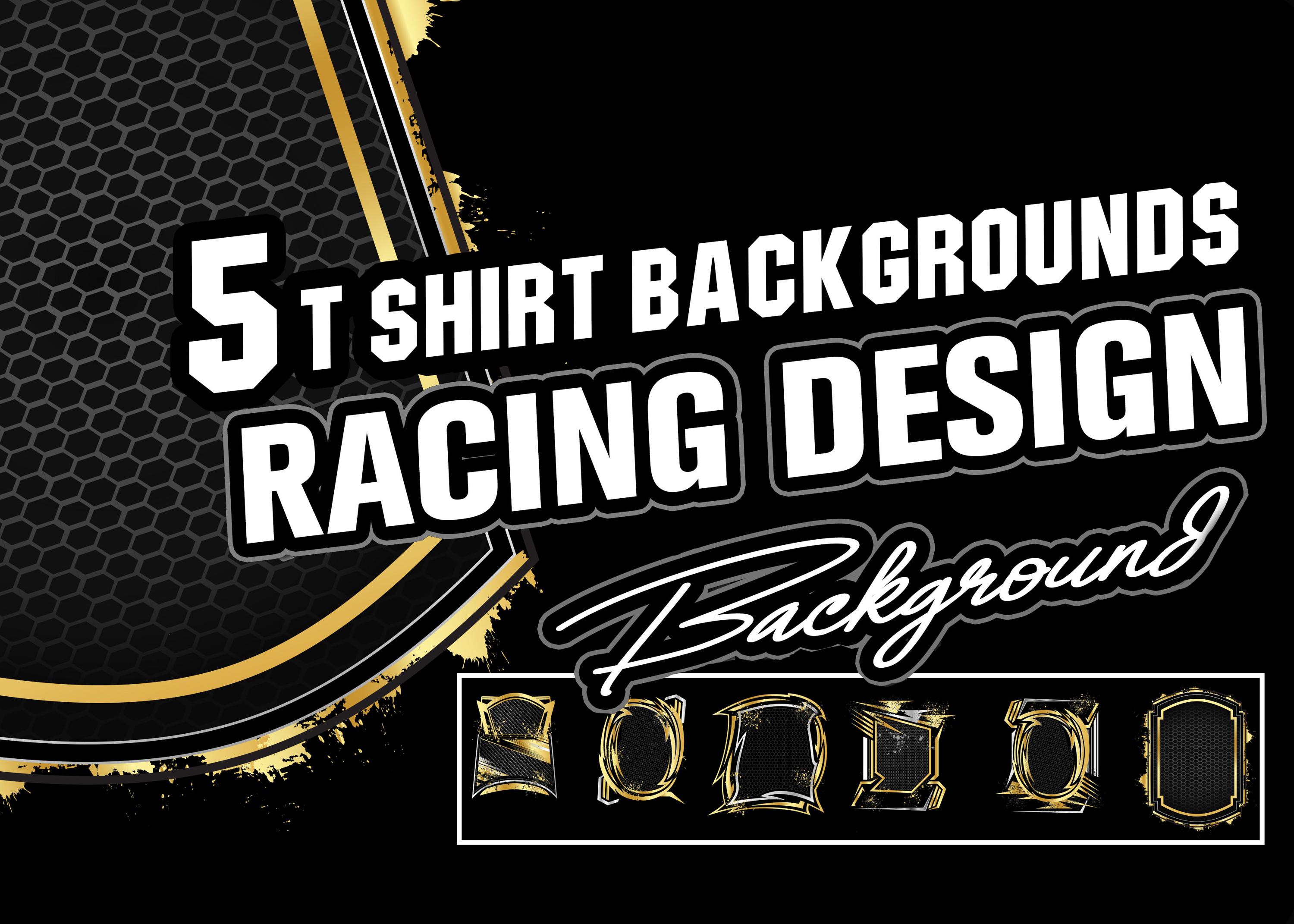 5 Gold Racing Shirt Backgrounds: DTF DTG Design (svg AI Eps) - Etsy