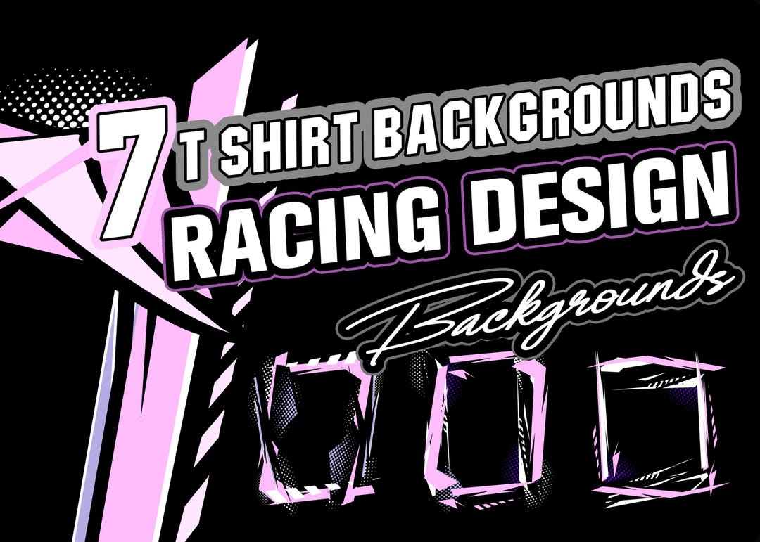 7 Racing Shirt Backgrounds for Your Own Design MX, Speedway, Drag ...