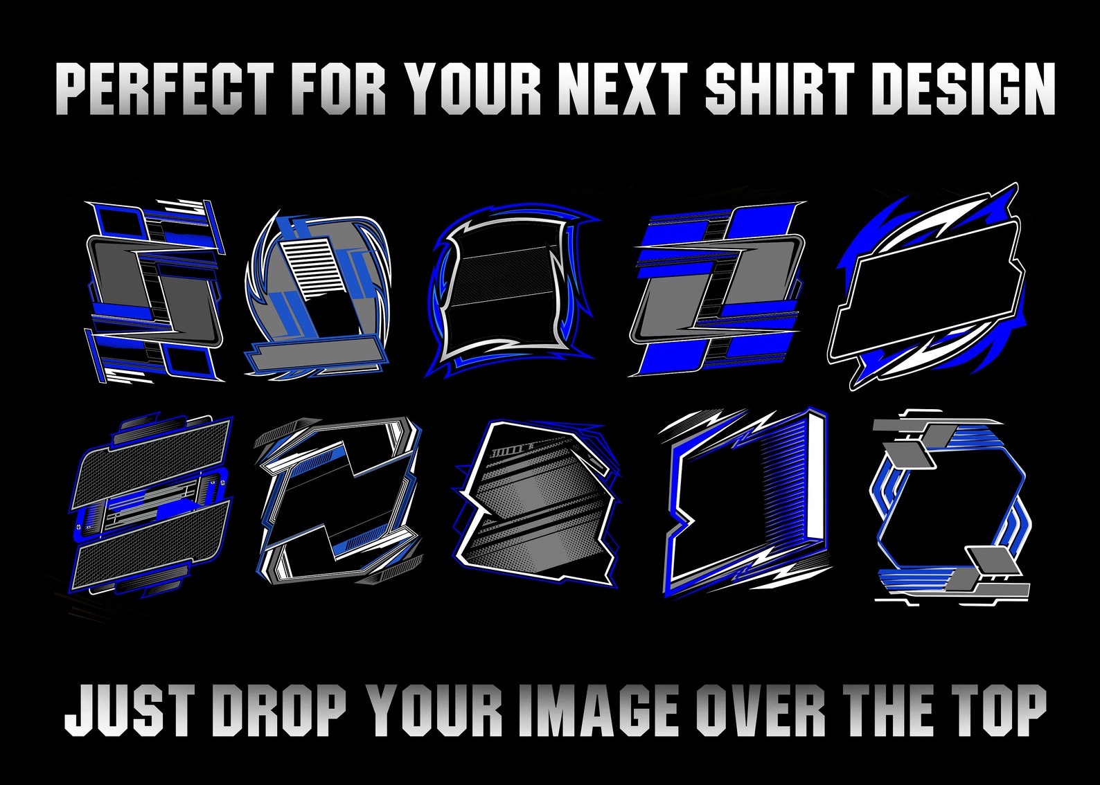 10 Racing Shirt Backgrounds for Your Own Design MX, Speedway, Drag ...