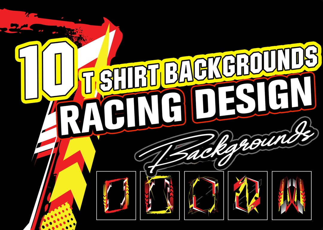 10 Racing Shirt Backgrounds for Your Own Dtf and Dtg MX Design, Sprint ...