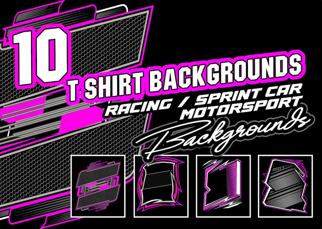 10 Pink Racing Shirt Backgrounds for Your Own Design MX, Speedway, Drag ...