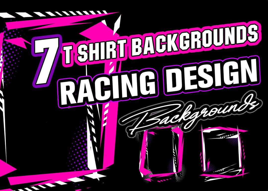 7 Racing Shirt Backgrounds for Your Own Design MX, Speedway, Drag ...