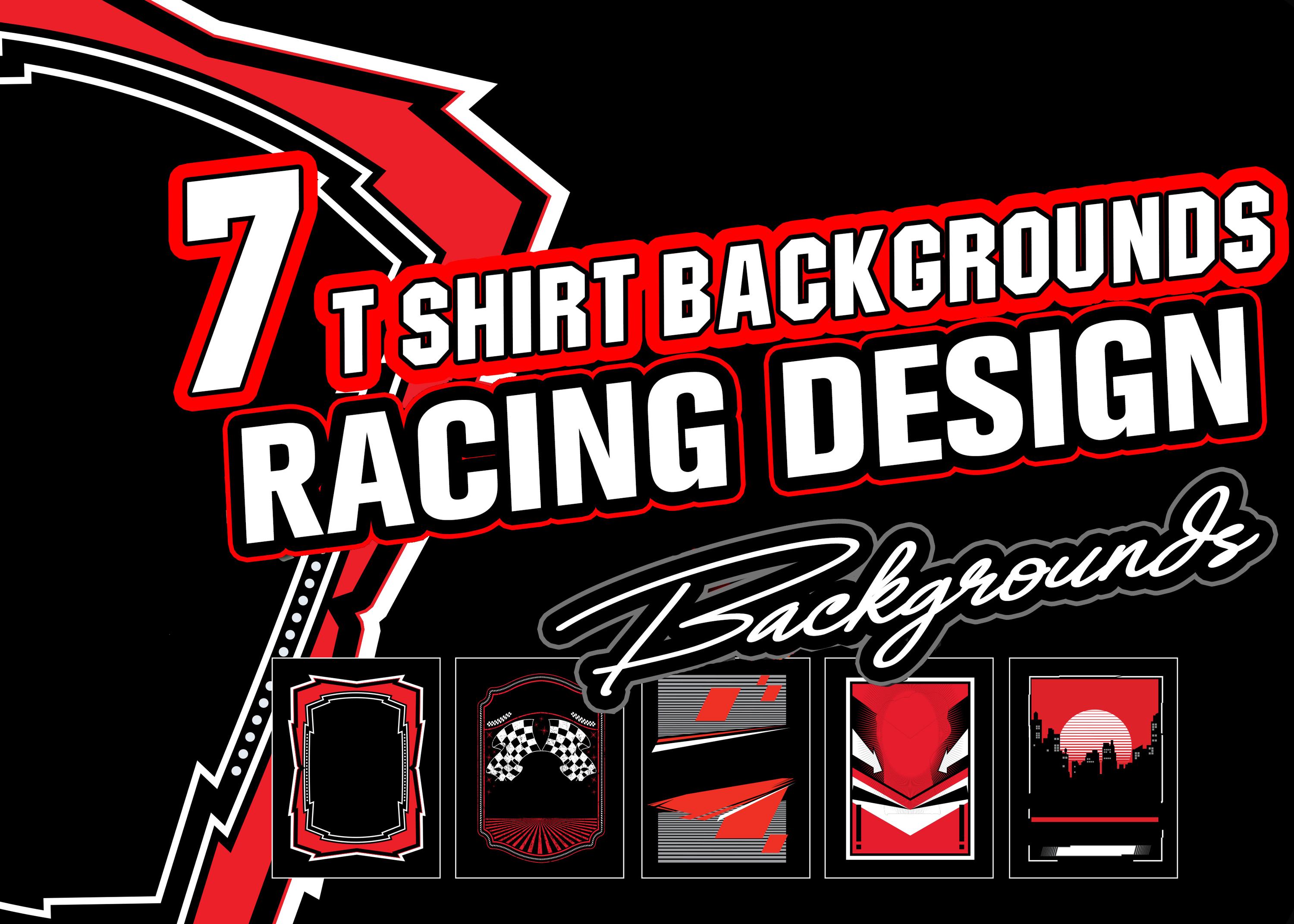 7 Racing Shirt Backgrounds for Your Own Design MX, Speedway, Drag ...