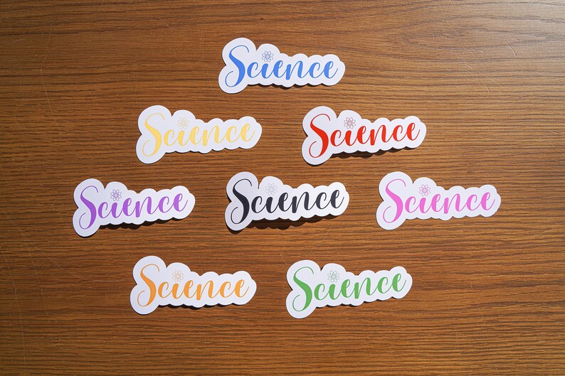 School Subject Stickers Core Classes - Etsy