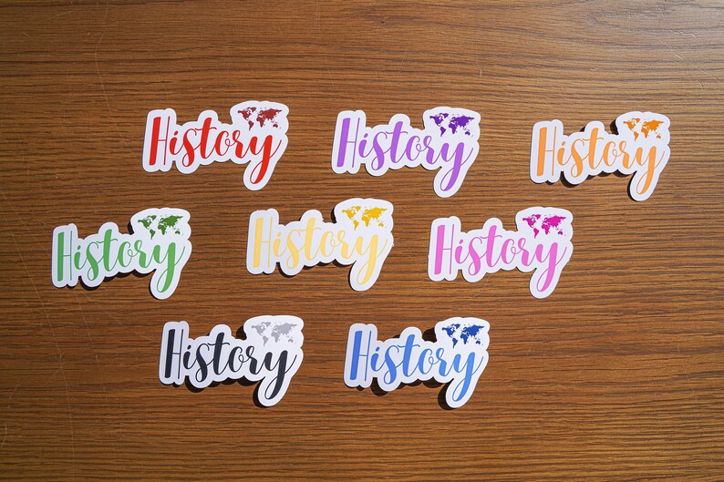 School Subject Stickers Core Classes - Etsy