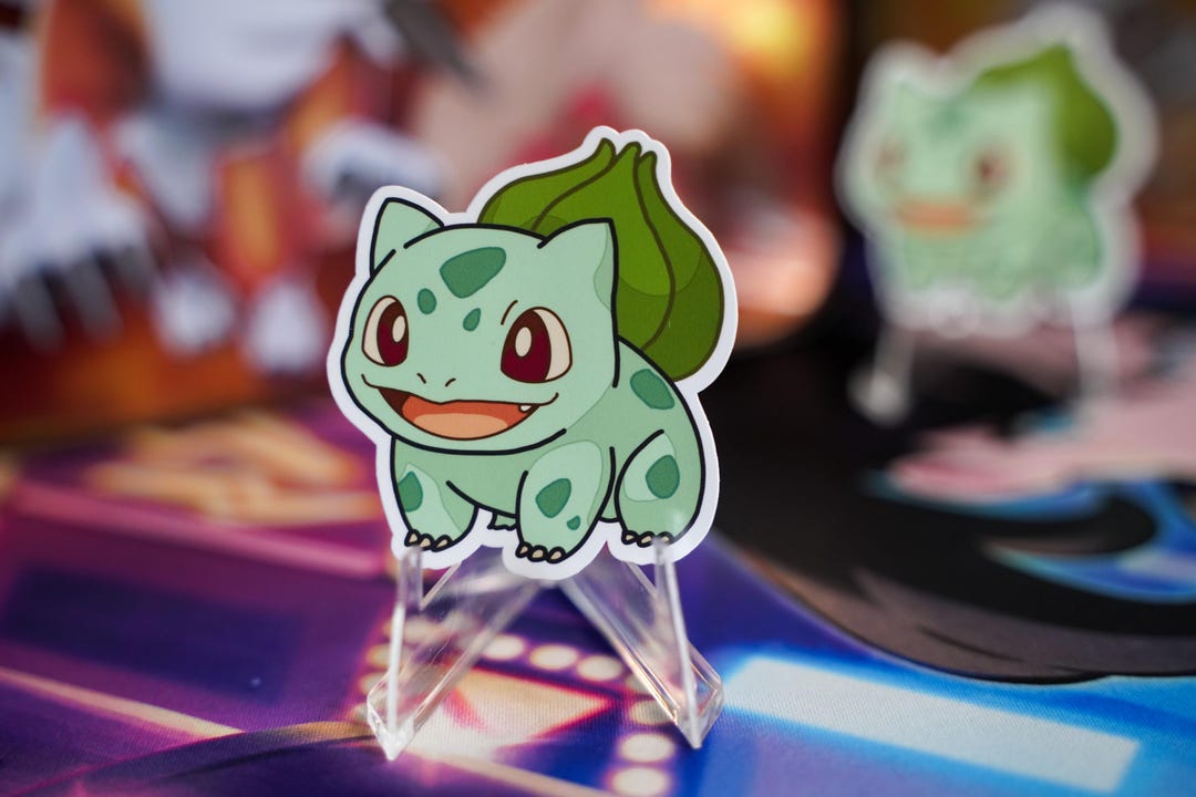 Bulbasaur Sticker | Pokémon Stickers | Cute Stickers | Waterproof Vinyl ...