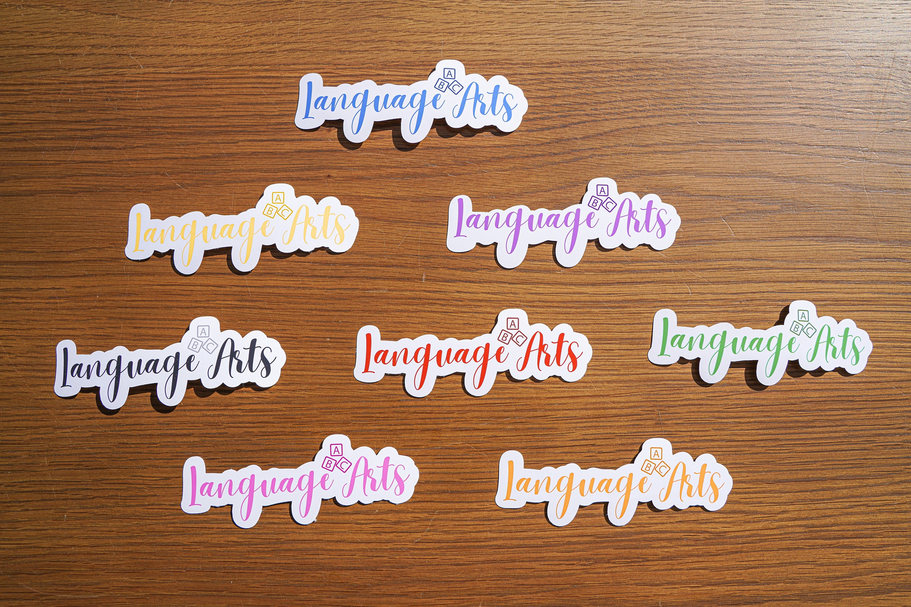 School Subject Stickers Core Classes - Etsy