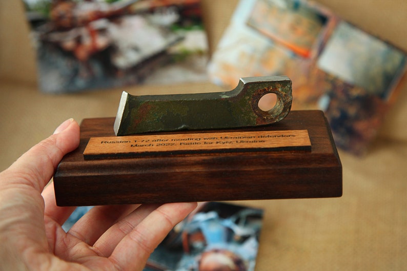 Piece of Russian Tank Panzer Statuette T-72 Russian Tank - Etsy