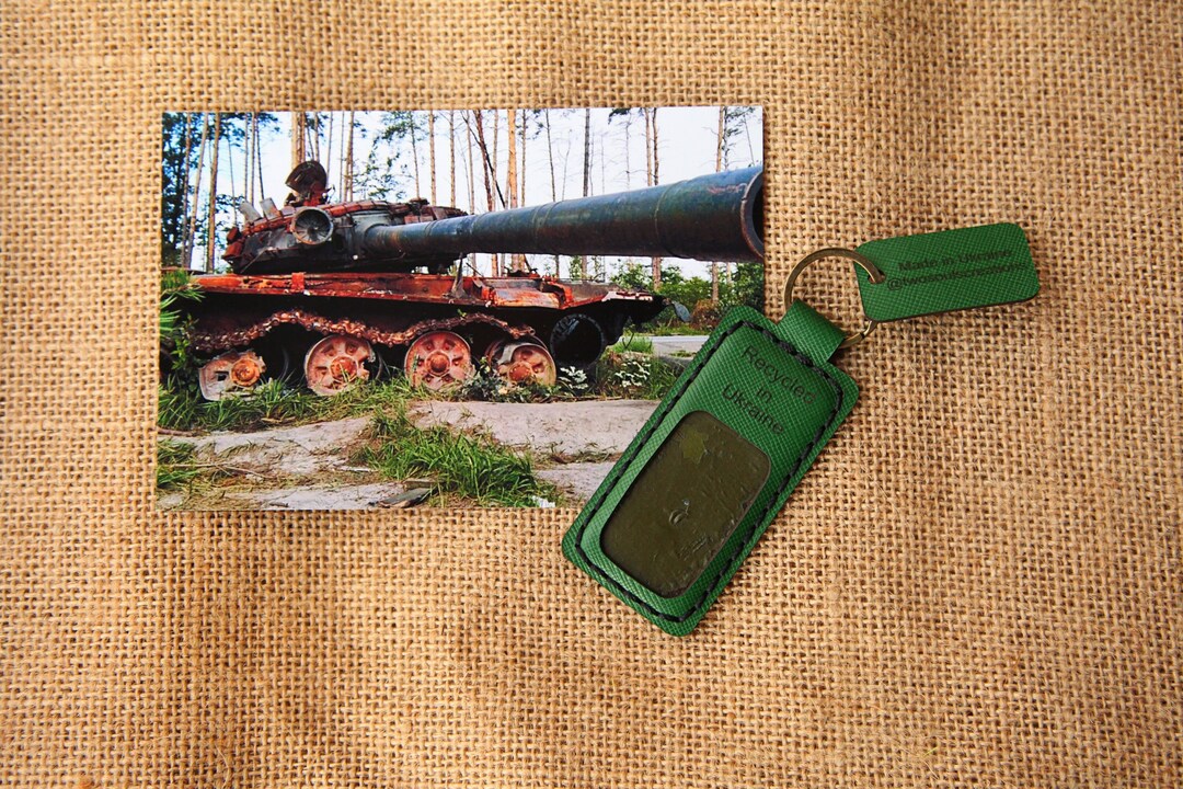 Panzer Keychain, Piece of Russian Tank, Made in Russian Recycled in ...