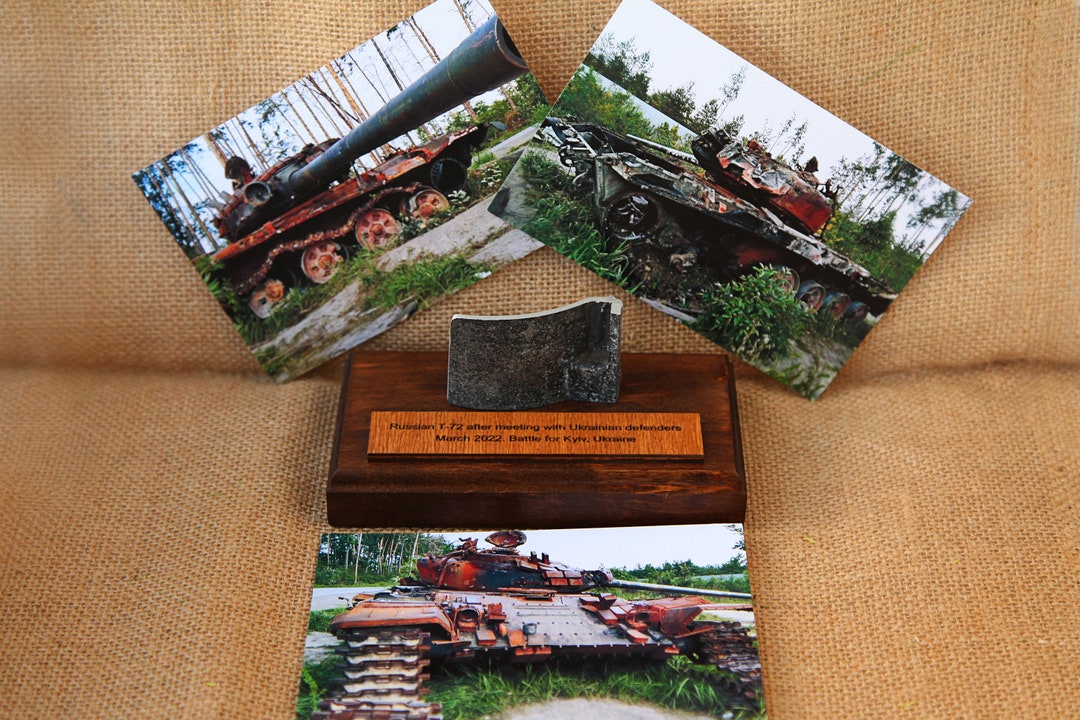 Piece of Russian Tank, Panzer Statuette, T-72, Russian Tank, Made in ...