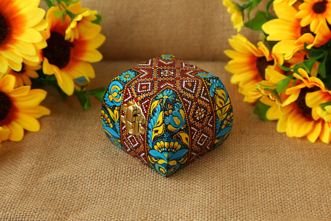 Handmade Ukrainian Box, Ukrainian Wooden Box, Ukraine, Jewelry Box ...