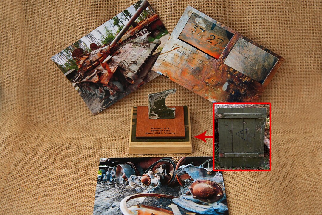 Panzer Statuette, Piece of Russian Tank, T-72, Russian Tank, Made in ...