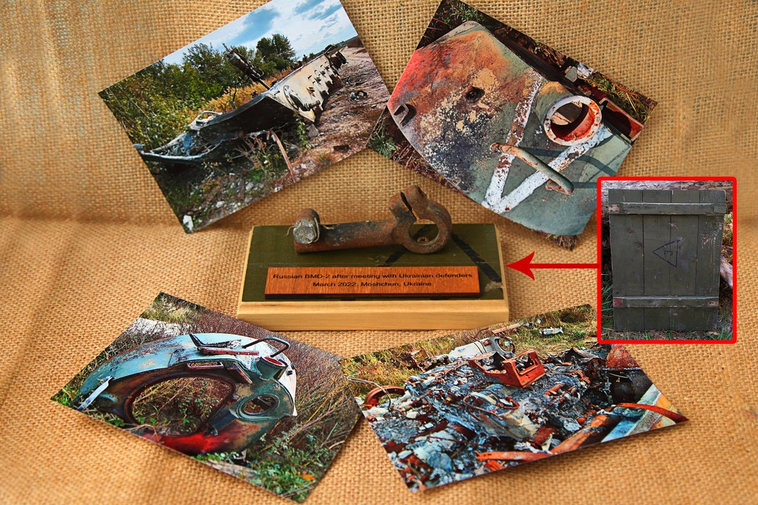 Piece of Russian Tank Panzer Statuette BMD-2 Panzer - Etsy