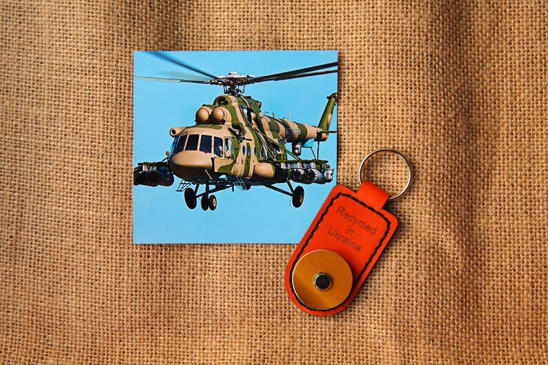 Piece of Russian Helicopter, Aircraft Keychain, Keychain From Russian ...