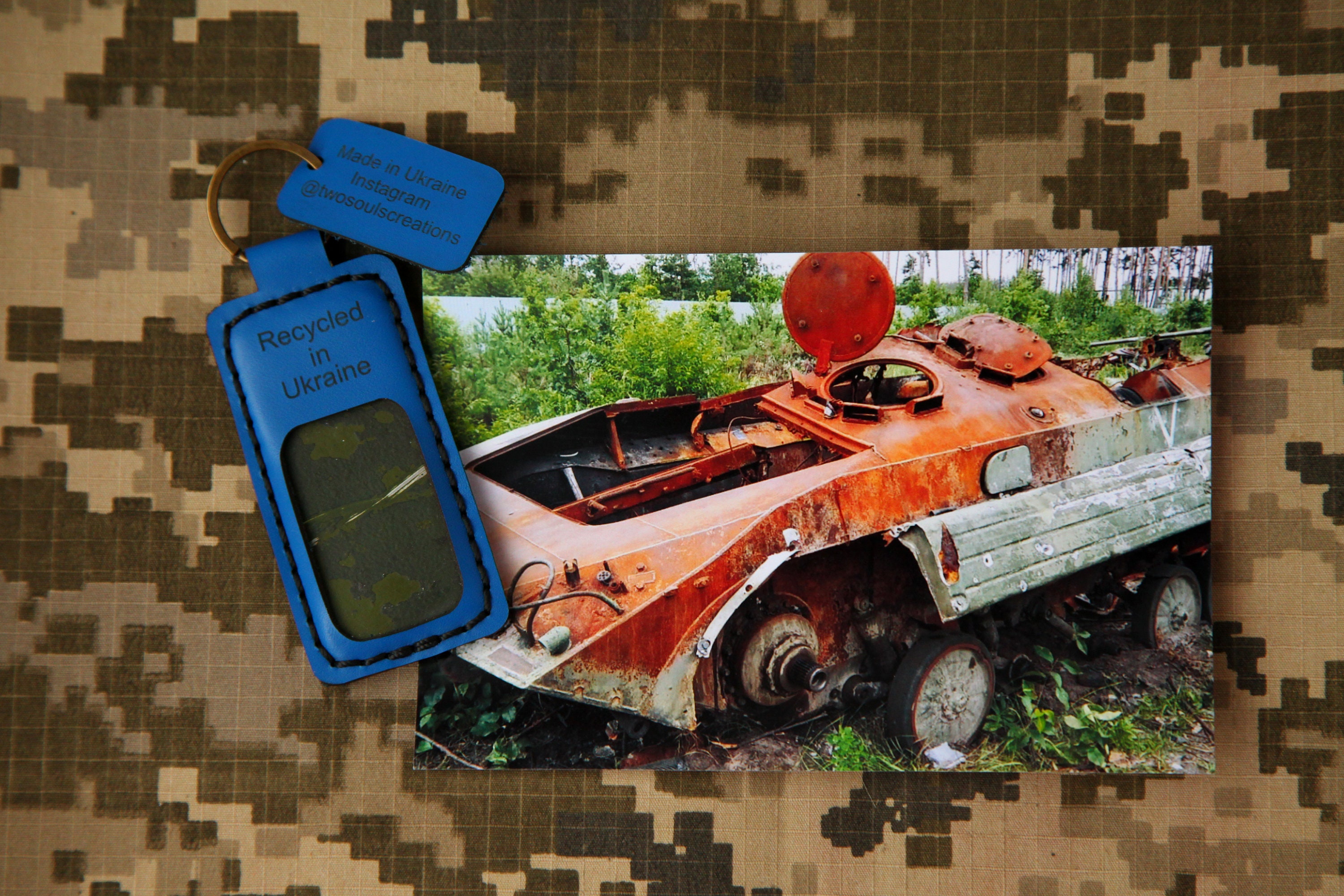 Piece of Russian Tank, Panzer Keychain, Made in Russian Recycled in ...