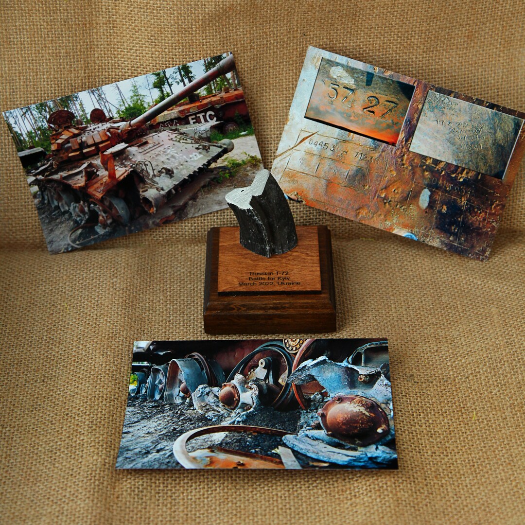 Piece of Russian Tank T-72 Panzer Statuette Made in Russian - Etsy