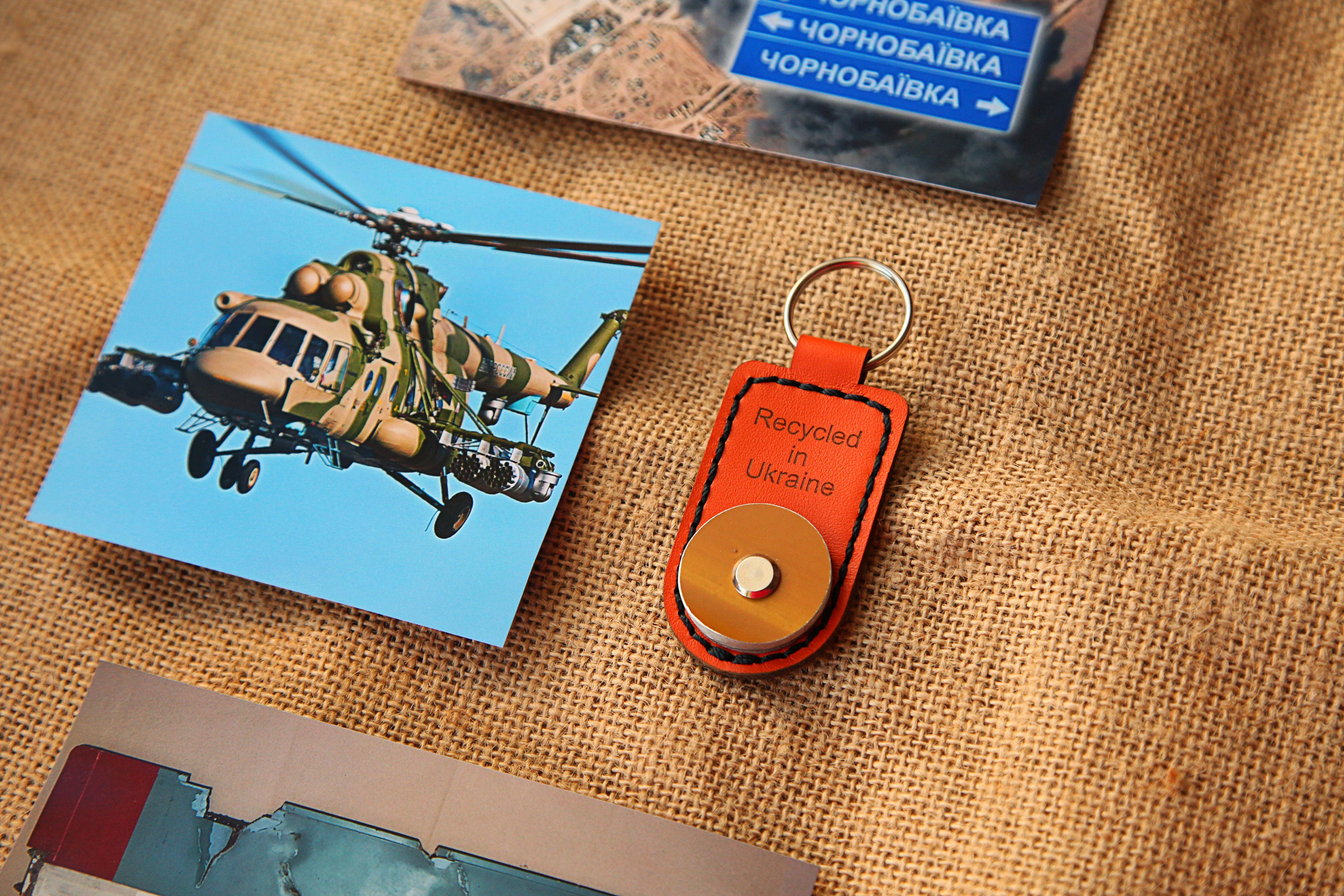 Piece of Russian Helicopter, Aircraft Keychain, Keychain From Russian ...
