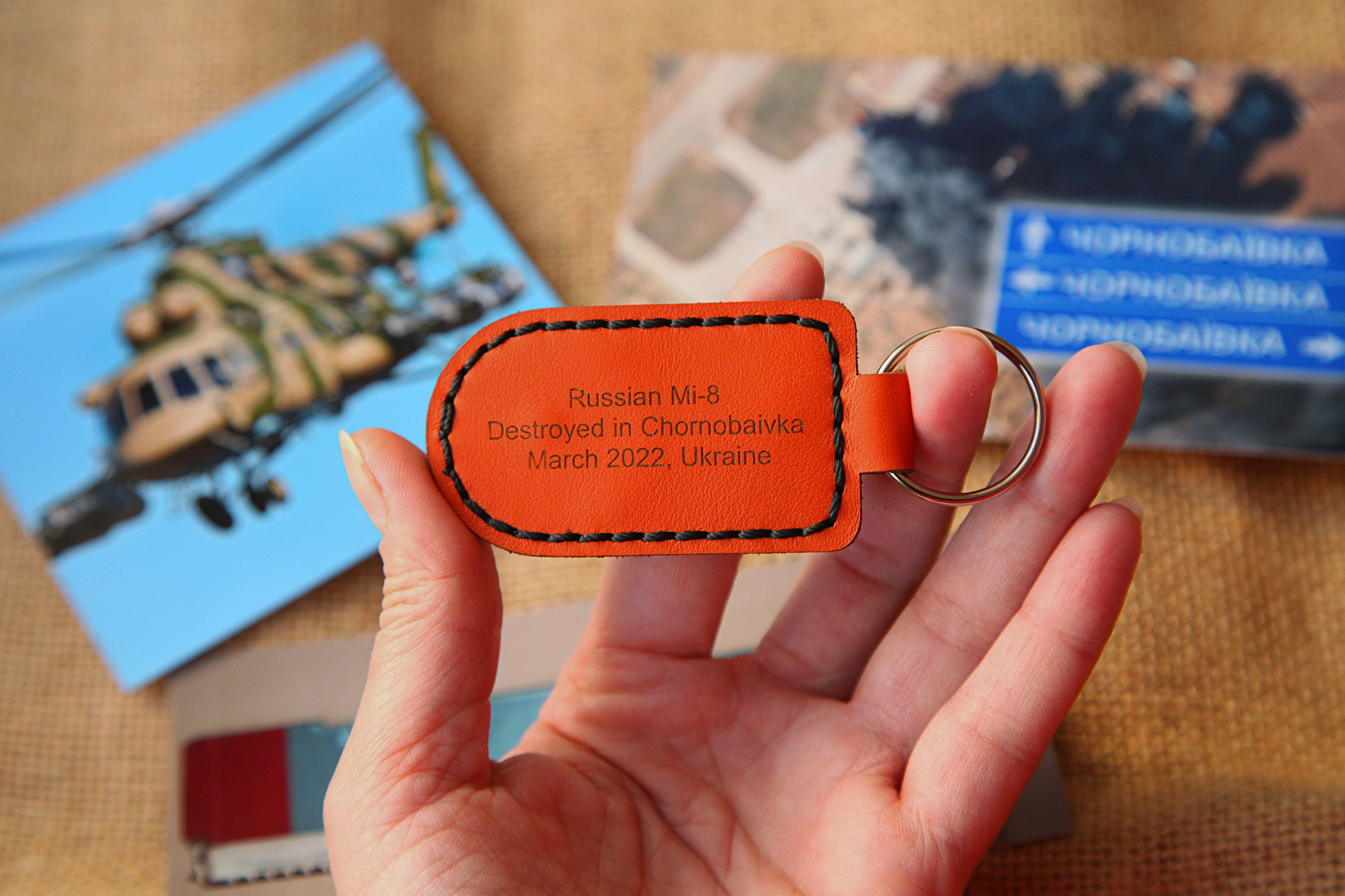 Piece of Russian Helicopter, Aircraft Keychain, Keychain From Russian ...