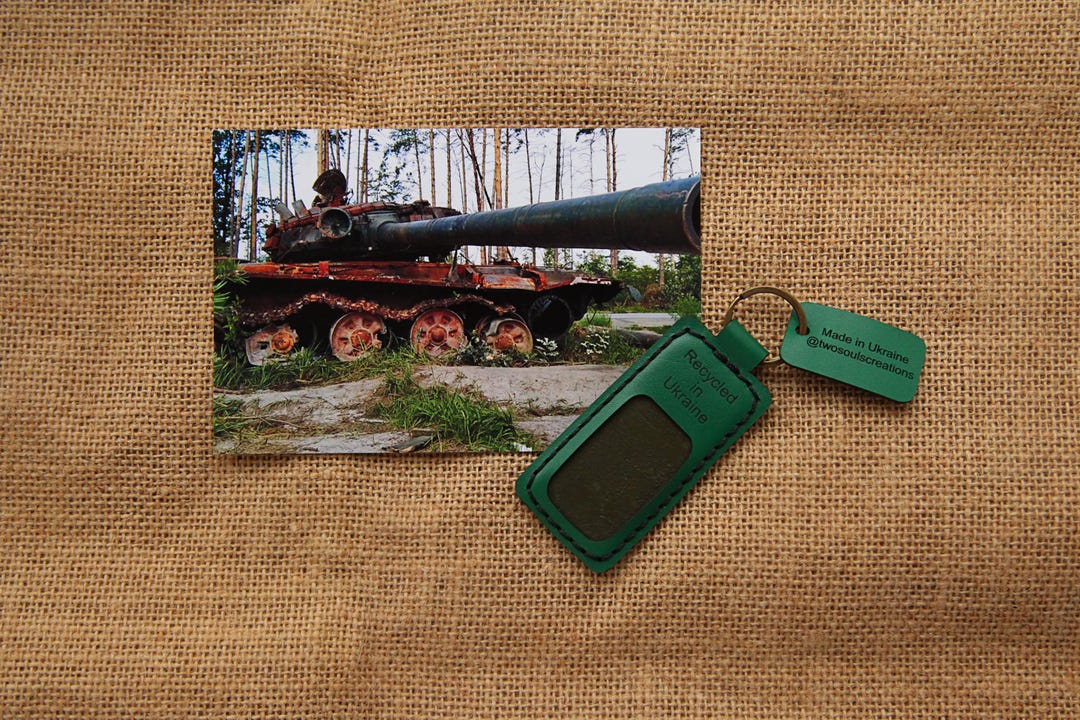 Panzer Keychain, Piece of Russian Tank, Made in Russian Recycled in ...