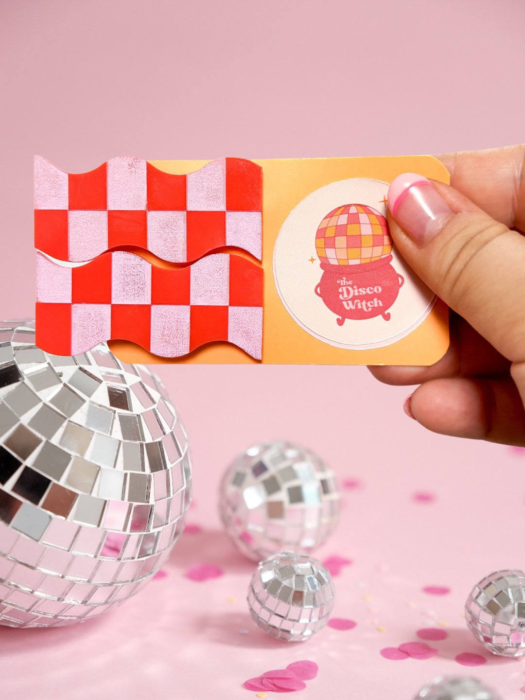 Checker Print Wavy Hair Clip | Hair Accessories Acrylic Hair Clips for ...