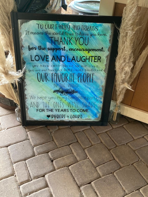 Thank You Sign - Etsy