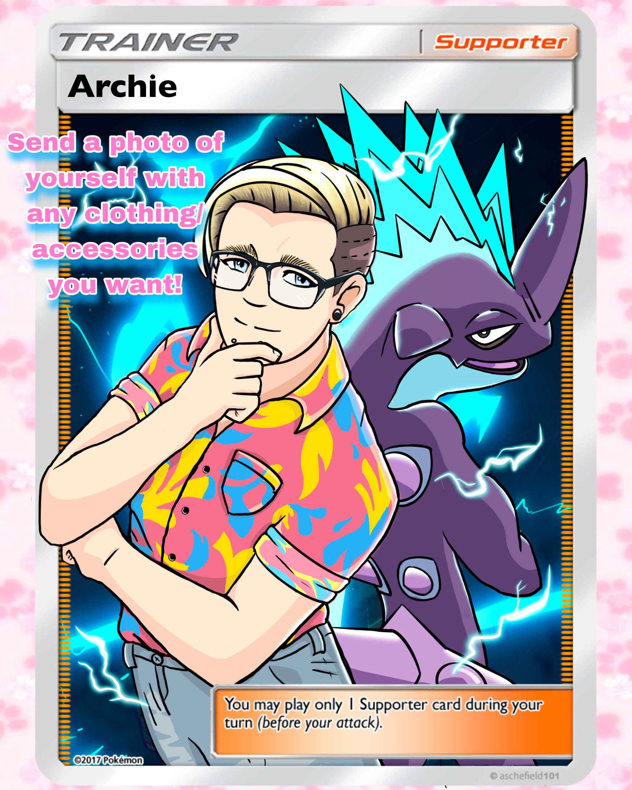 Custom Pokémon Cards - Etsy