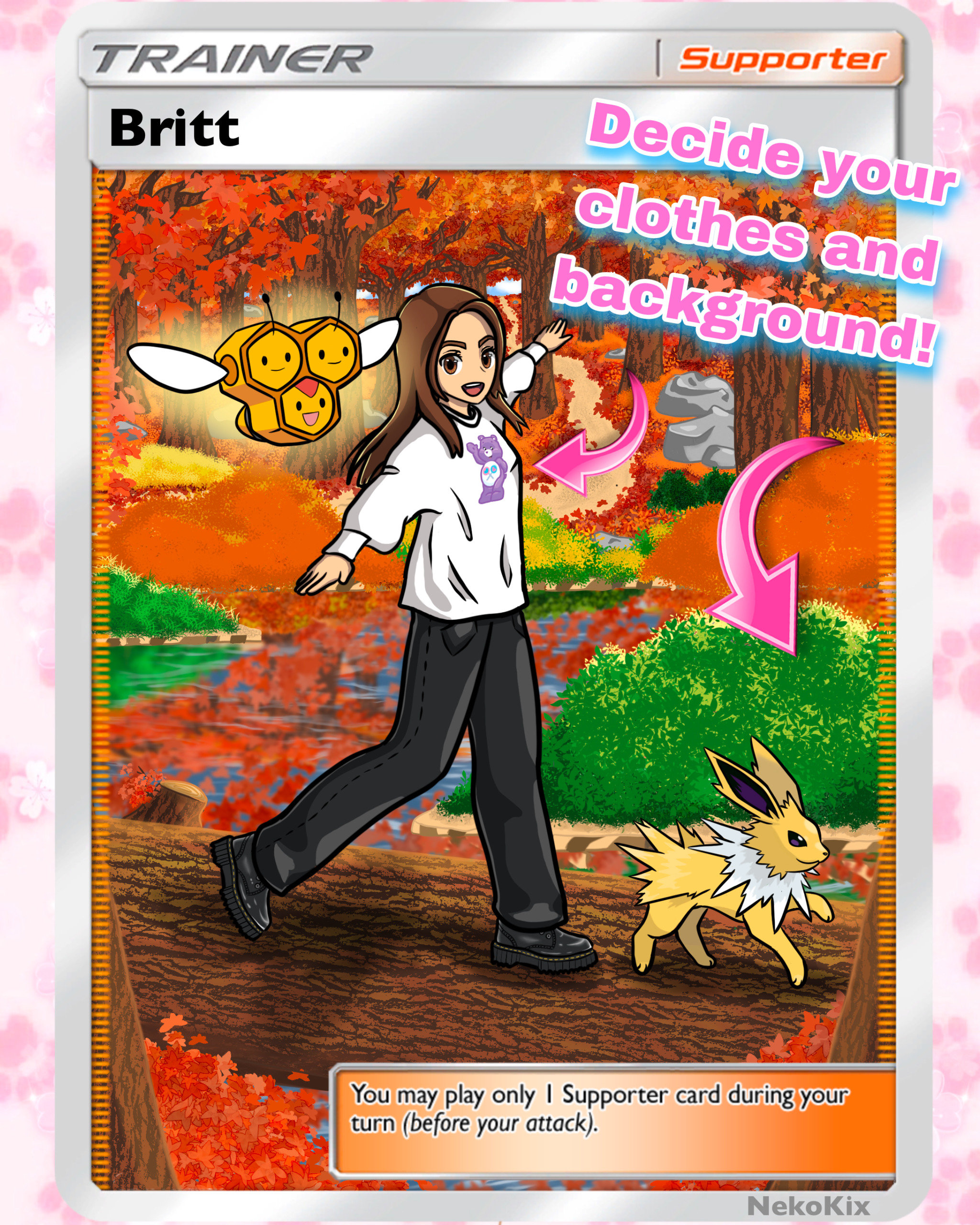 Custom Pokémon Cards - Etsy