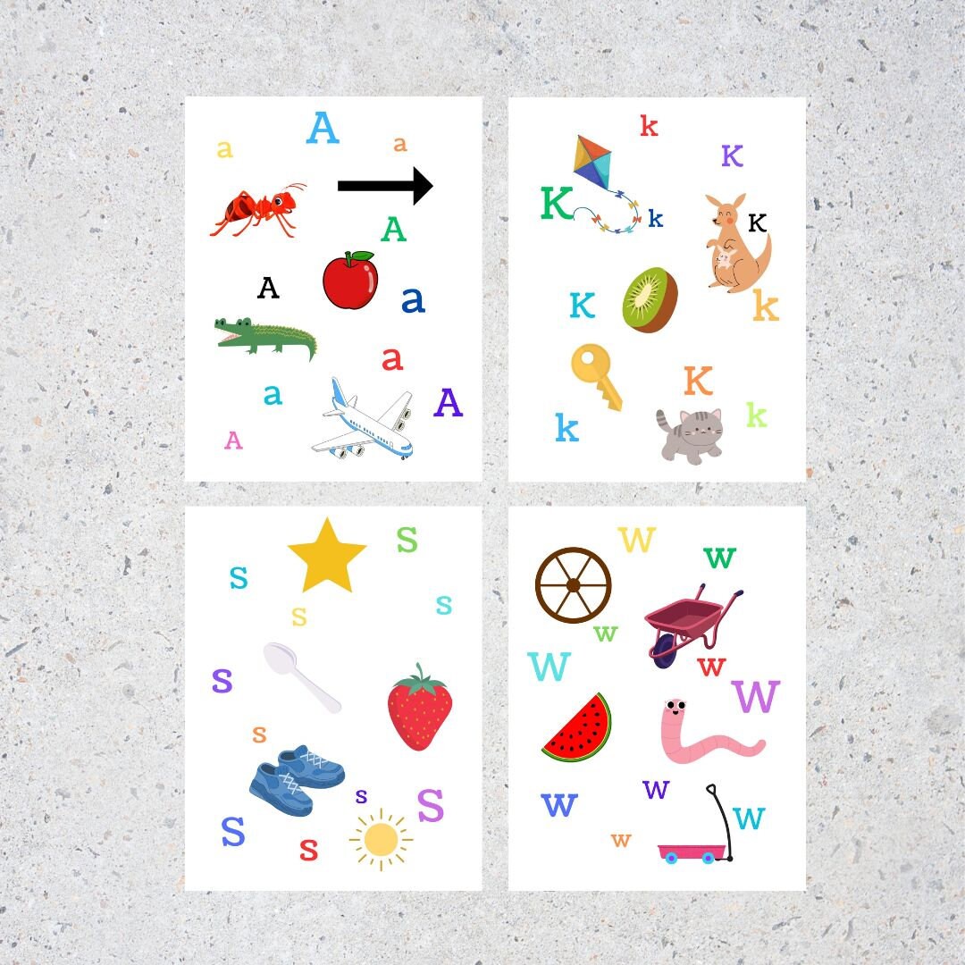 Picture Alphabet Book Printable for Kids/toddlers/preschool - Etsy