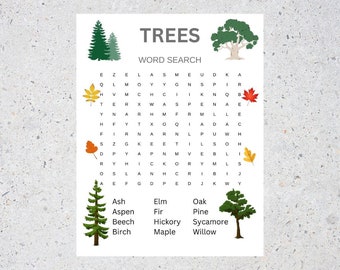 Baby Animals Word Search With Answer Key Printable - Etsy