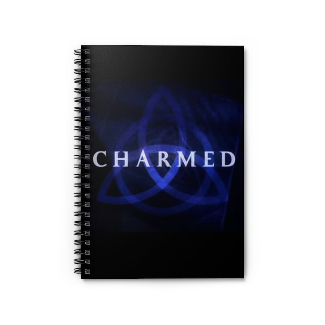 Dark Charmed Logo Spiral Notebook Ruled Line - Etsy