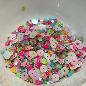Rhinestone Sequin Mix “strawberry & Watermelon Surprise ...