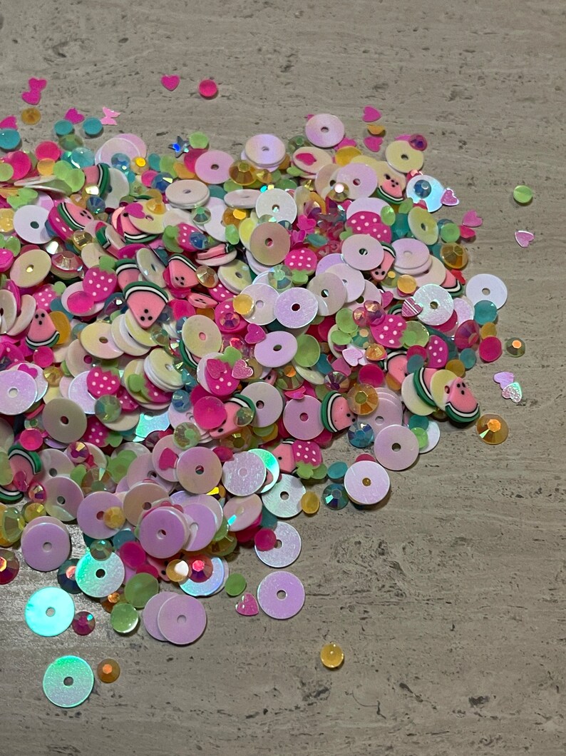 Rhinestone Sequin Mix “strawberry & Watermelon Surprise ...