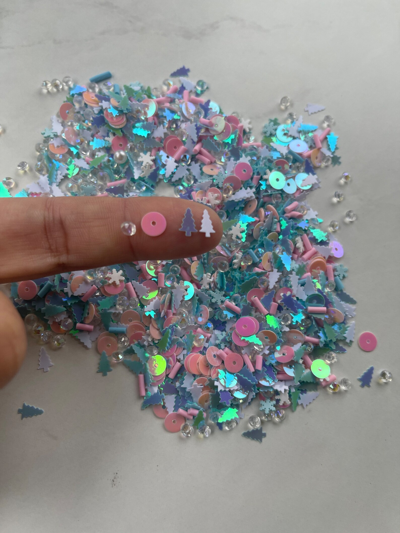 Christmas Rhinestone Sequin Mix “holiday Winter” | Cute Mix ...