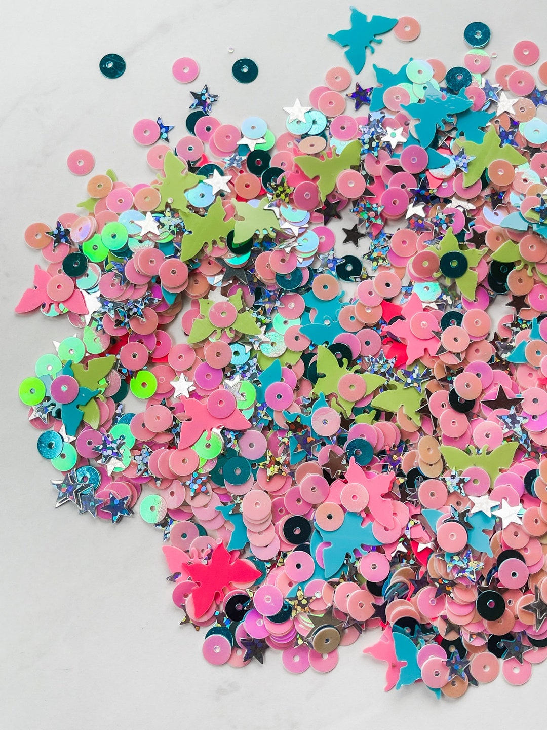 Cute Sequin Mix “colorful Butterfly” | Cute Mix | Embellishments for ...