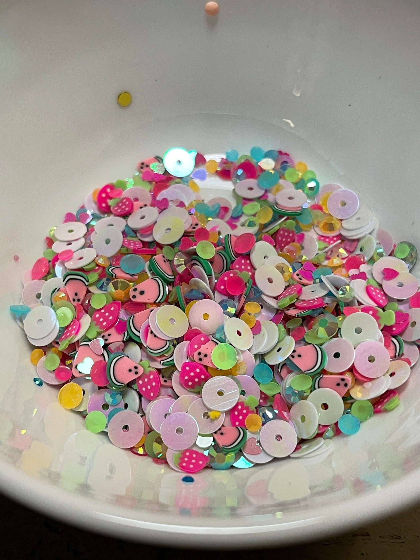 Rhinestone Sequin Mix “strawberry & Watermelon Surprise ...