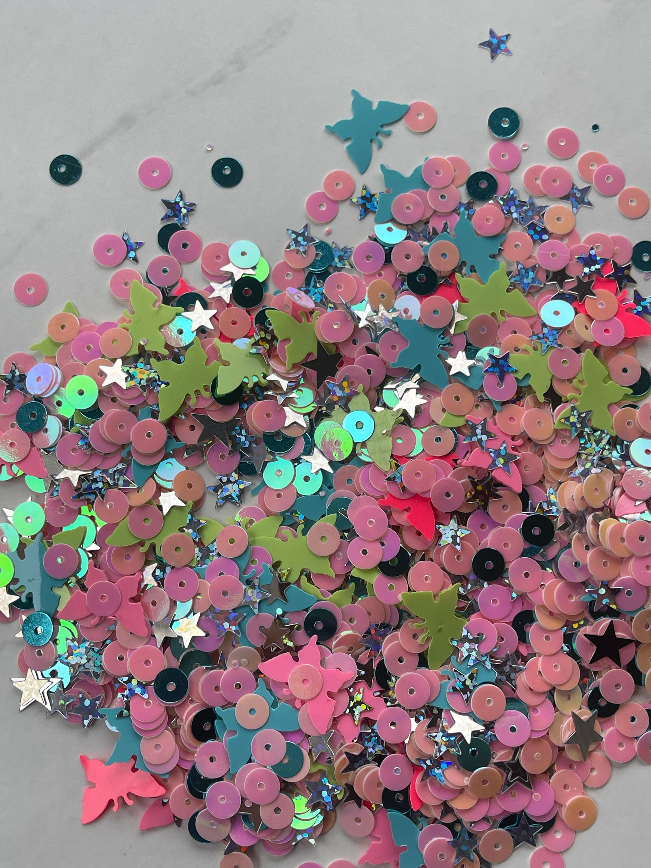 Cute Sequin Mix colorful Butterfly Cute Mix Embellishments for Crafts ...