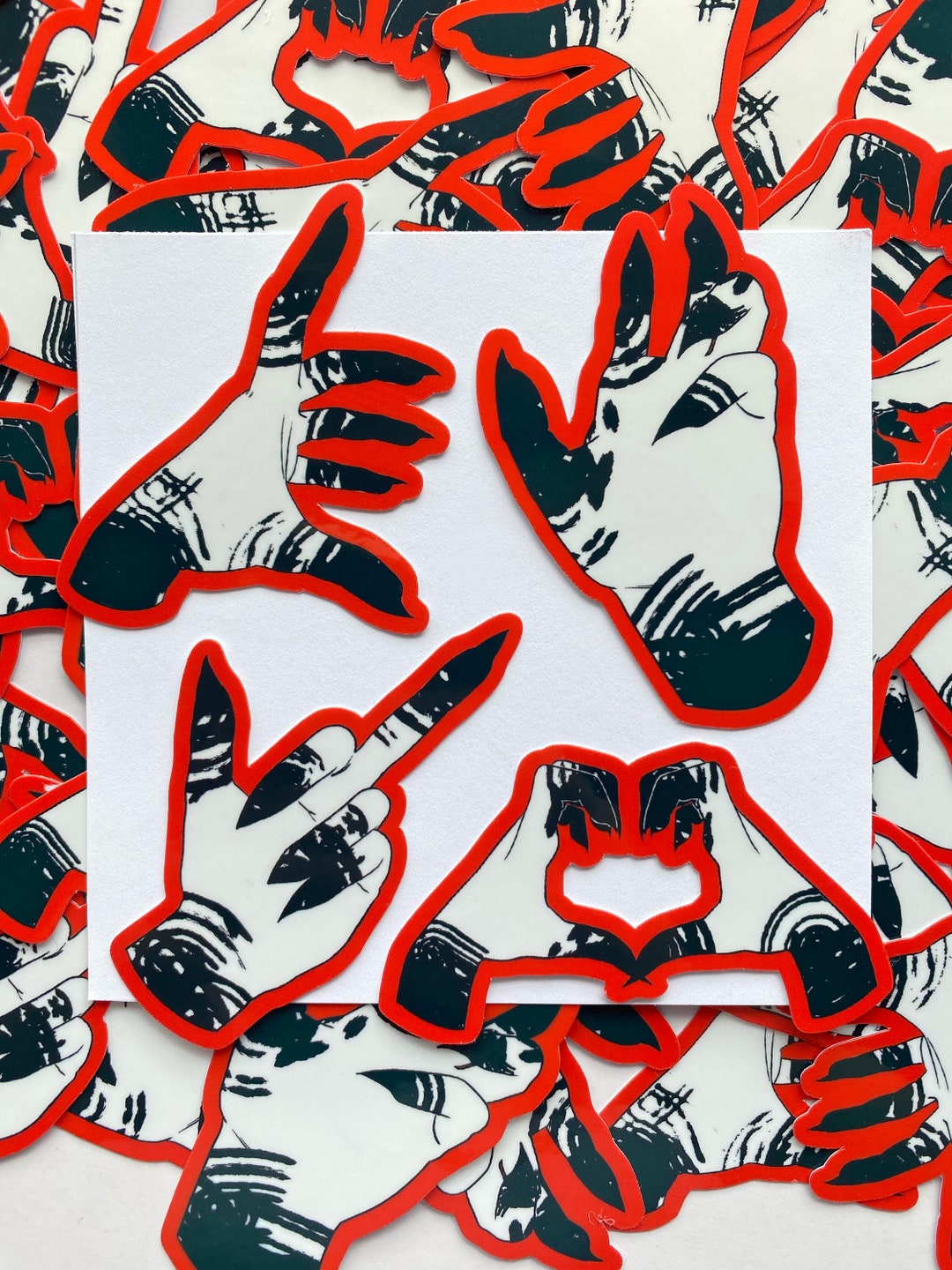 Smoky Hand Stickers / 3in Waterproof Sticker / Weatherproof Sticker ...