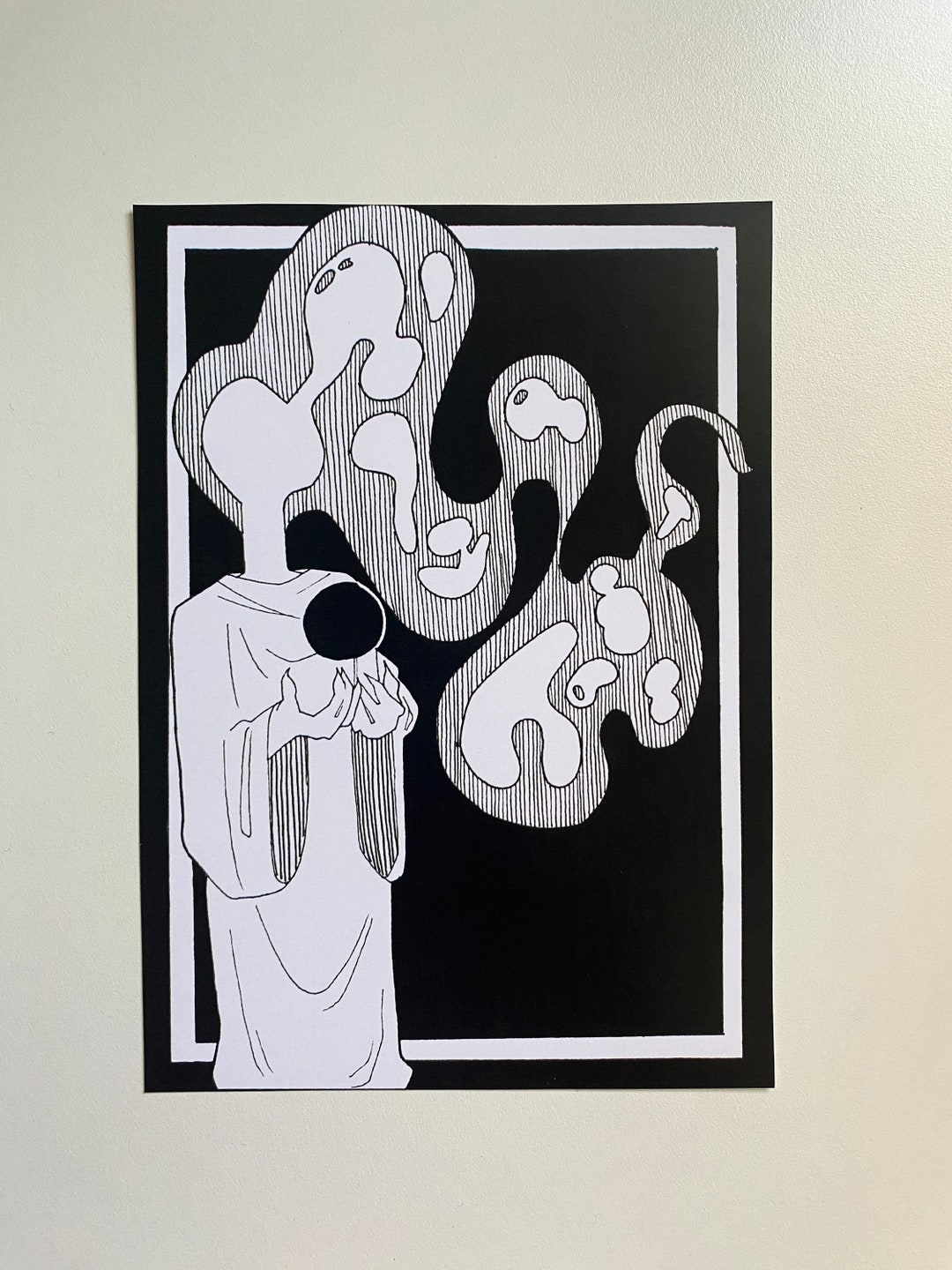 Creation Spooky Mini Prints / 5x6 Glossy Cardstock Original Art Prints ...