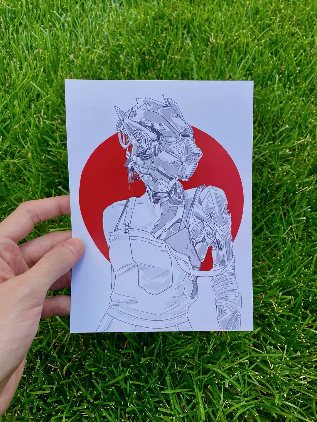 Mech Girl Mini Print / 5x7 Glossy Cardstock Original Art Prints - Etsy