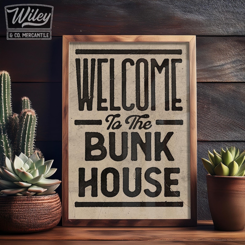 Bunkhouse Sign - Etsy