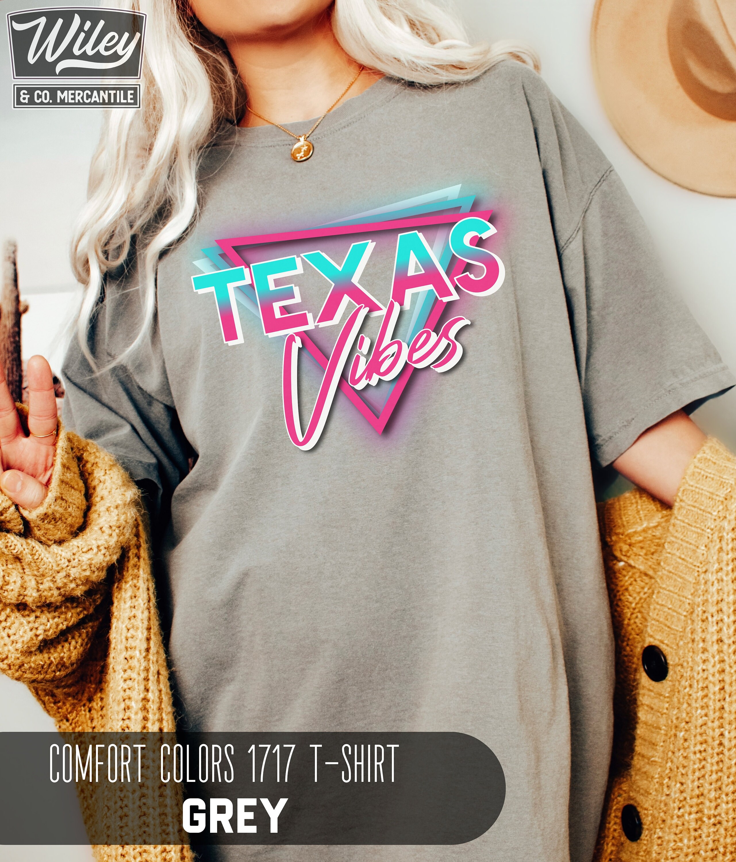 Texas Vibes Shirt, Texan Shirt, Texas Comfort Colors Shirt, Boho Style ...