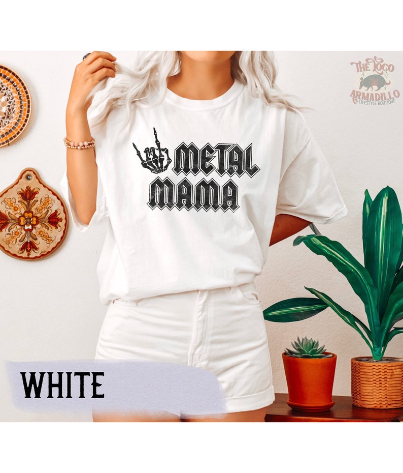 Metal Mama Shirt Mom Comfort Colors Shirt Mom Tee Punk Rock - Etsy