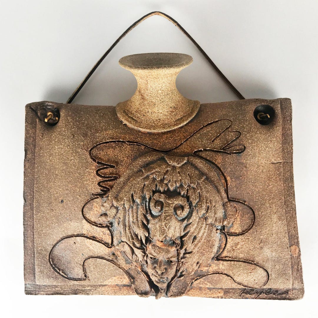 David Keyes Wall Pocket Vase Studio Pottery Extremely Rare MCM PNW ...