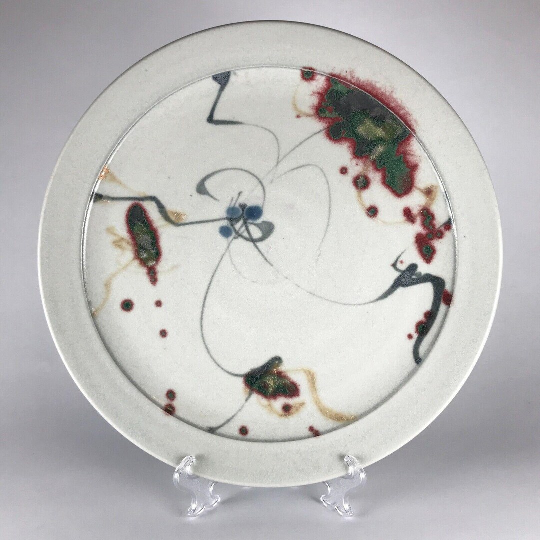 MCM Ken Booth Studio Pottery Plate Hand Thrown Vintage Pacific ...