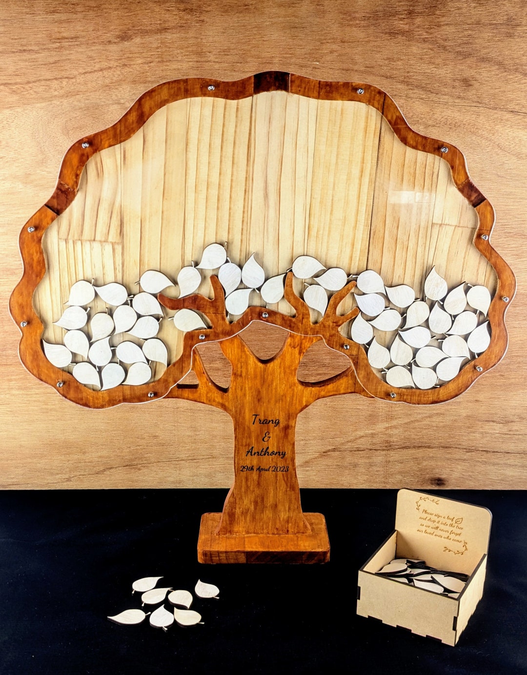 Tree Wedding Guest Book Wedding Guest Book Alternative - Etsy