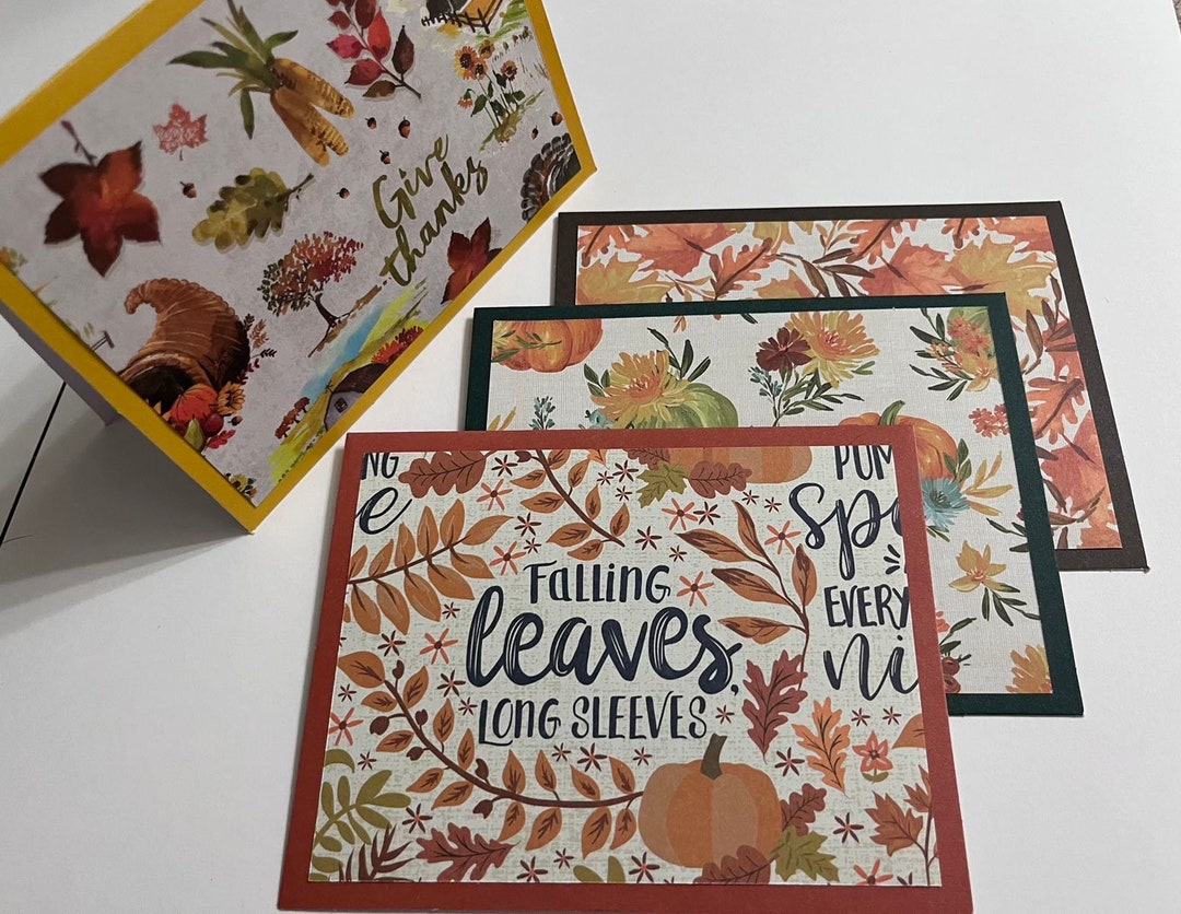 Fall Themed Notecards - Etsy