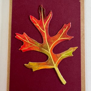 Fall Leaf Notecards - Etsy