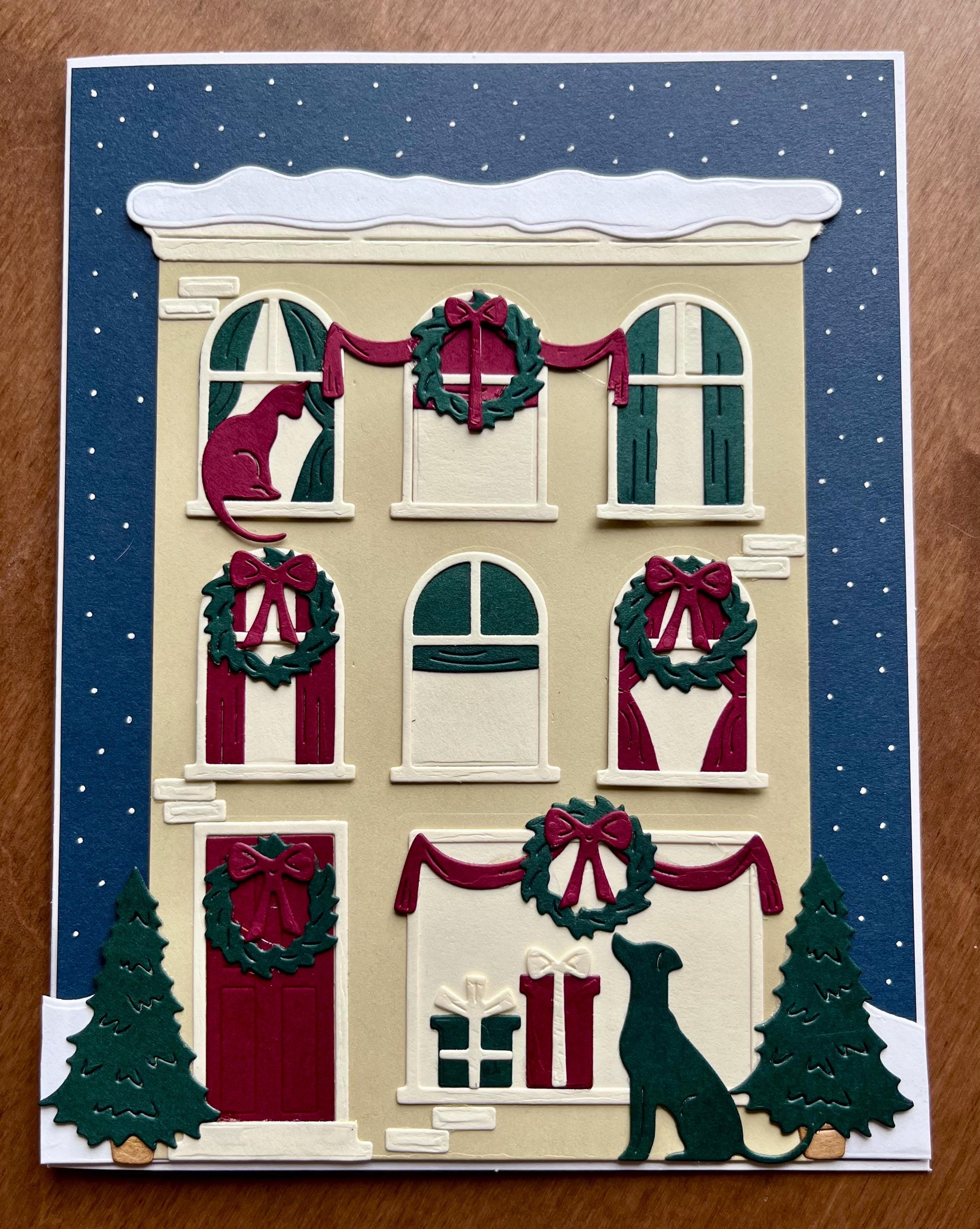 Christmas City Cards, Set of 6 - Etsy